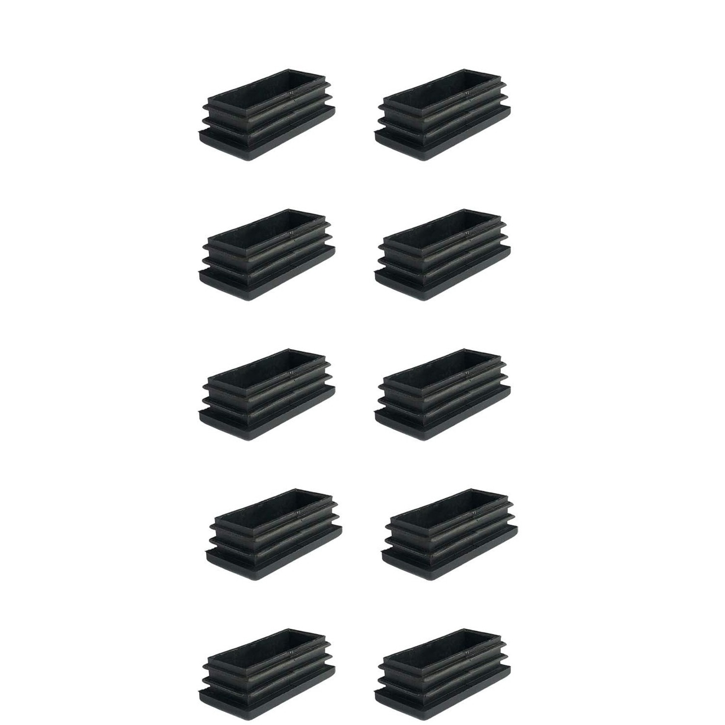 Set 21 protectii picioare mobilier, Sunmostar, Plastic, 50x10 mm, Negru ...