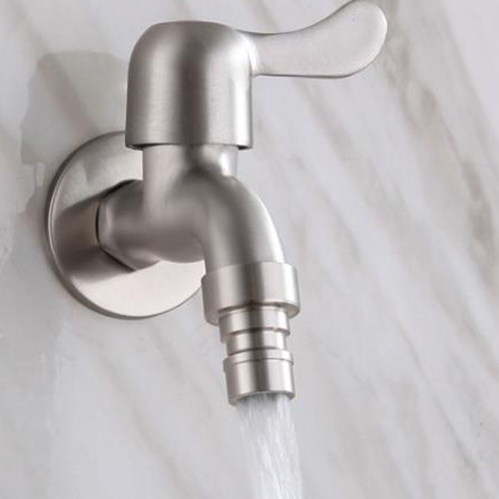 Robinet de gradina Sunmostar, Inox, 1/2, Argintiu - eMAG.ro