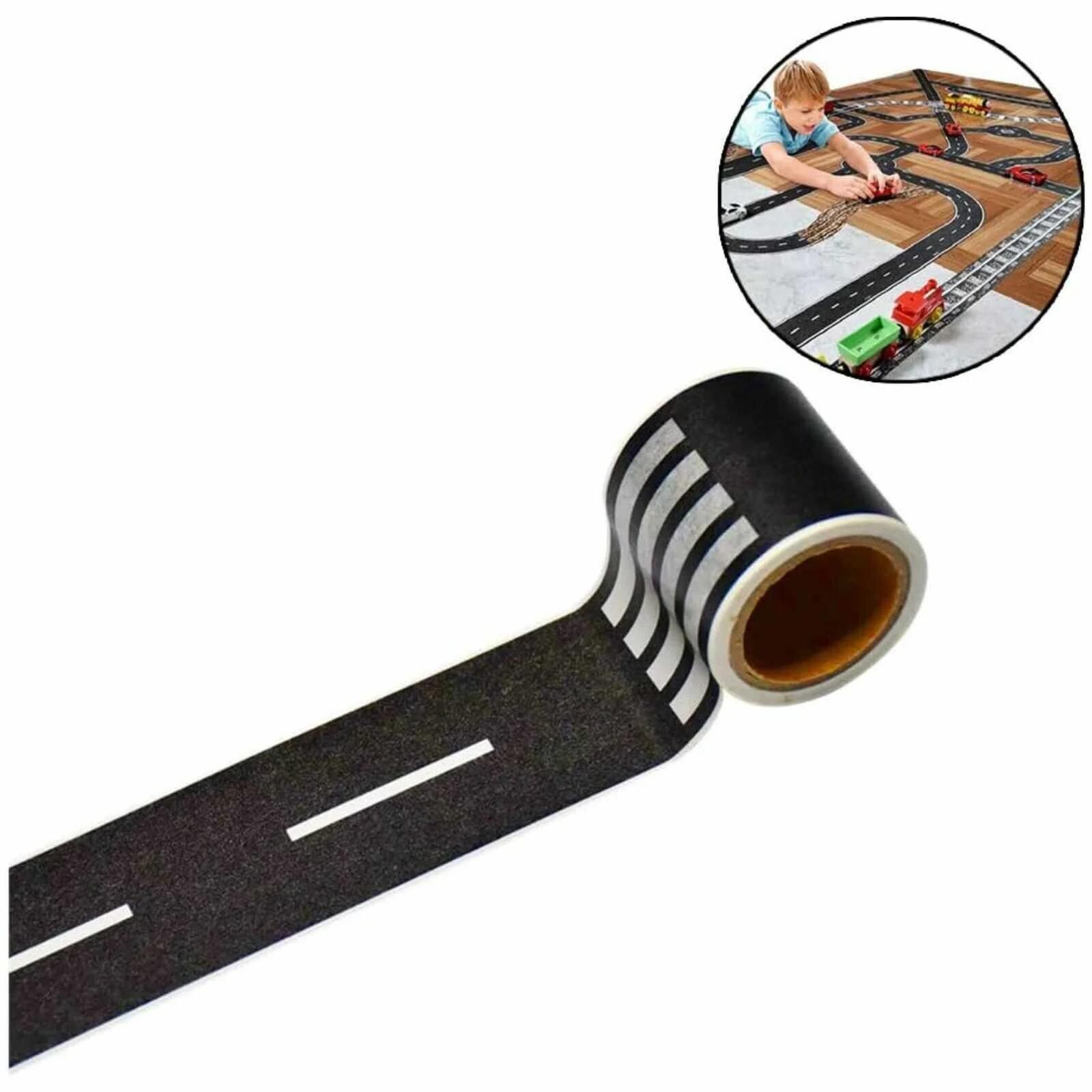 Pachet 4 Role Banda Adeziva Sosea, 10 Autocolante Drumuri, Trasee auto ...