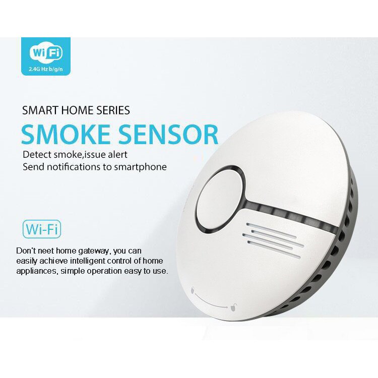 Detector de fum, Sunmostar, Alb - eMAG.ro