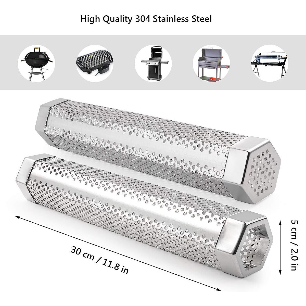 Generator de fum pentru gratar, Sunmostar, Inox, Argintiu - eMAG.ro