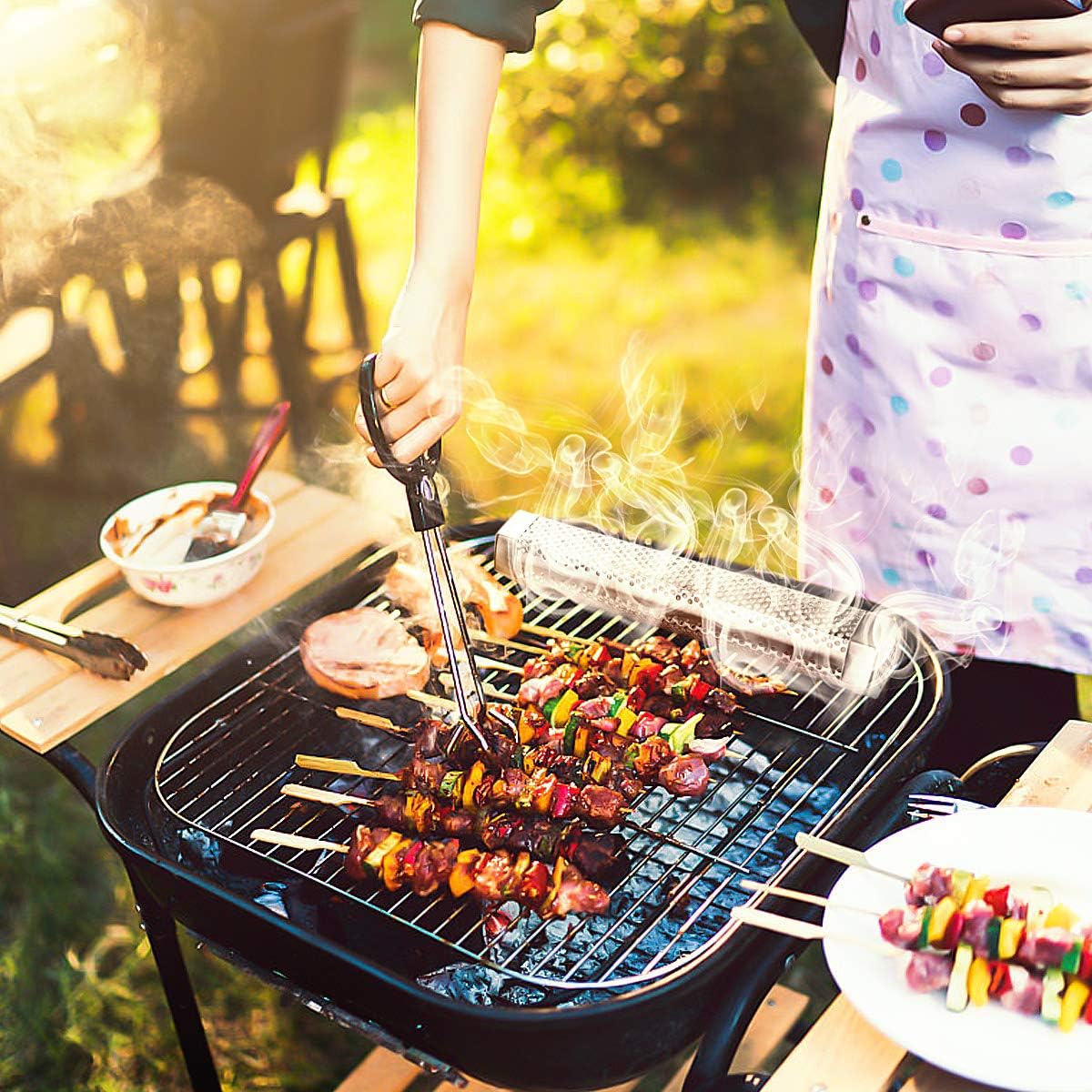 Generator de fum pentru gratar, Sunmostar, Inox, Argintiu - eMAG.ro