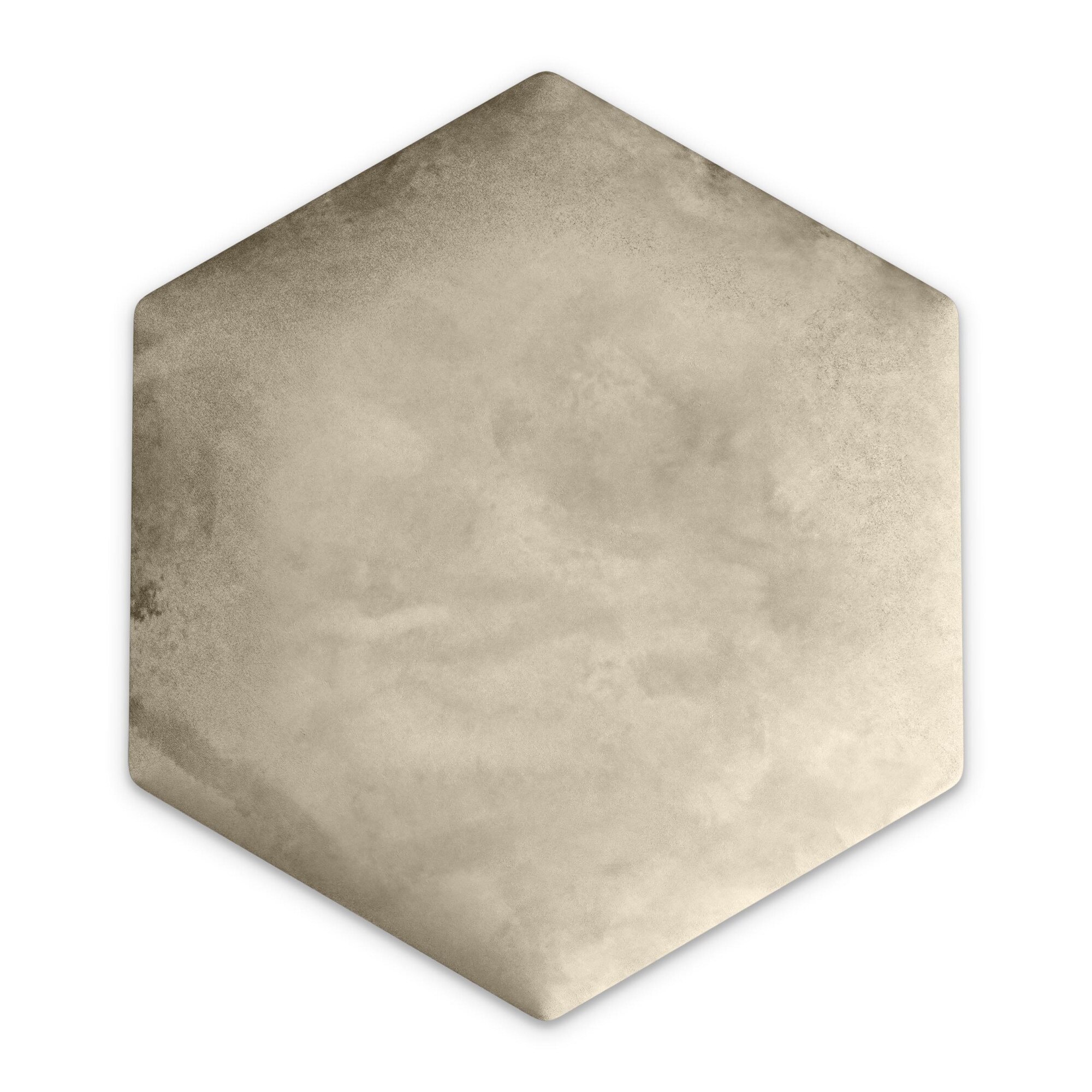 Panou Tapitat Pentru Perete Catifea 3D Hexagon Marime 26x30cm culoarea ...