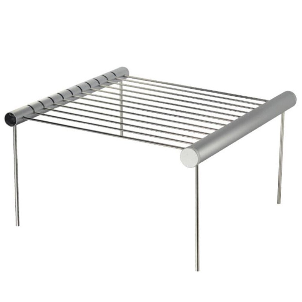 Gratar portabil de gradina, Sunmostar, Inox/Aliaj de aluminiu, Argintiu ...