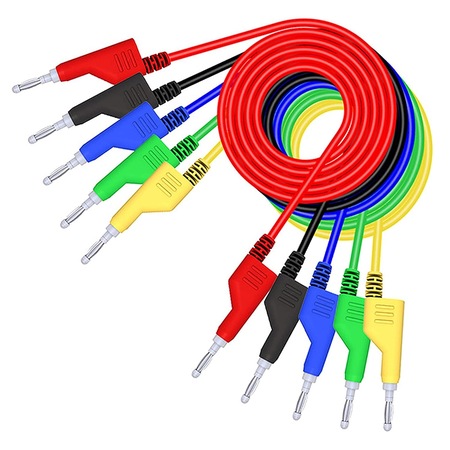 Sonda pentru multimetru, Sunmostar, 15 A, Cupru/PVC, Multicolor, 5 buc ...