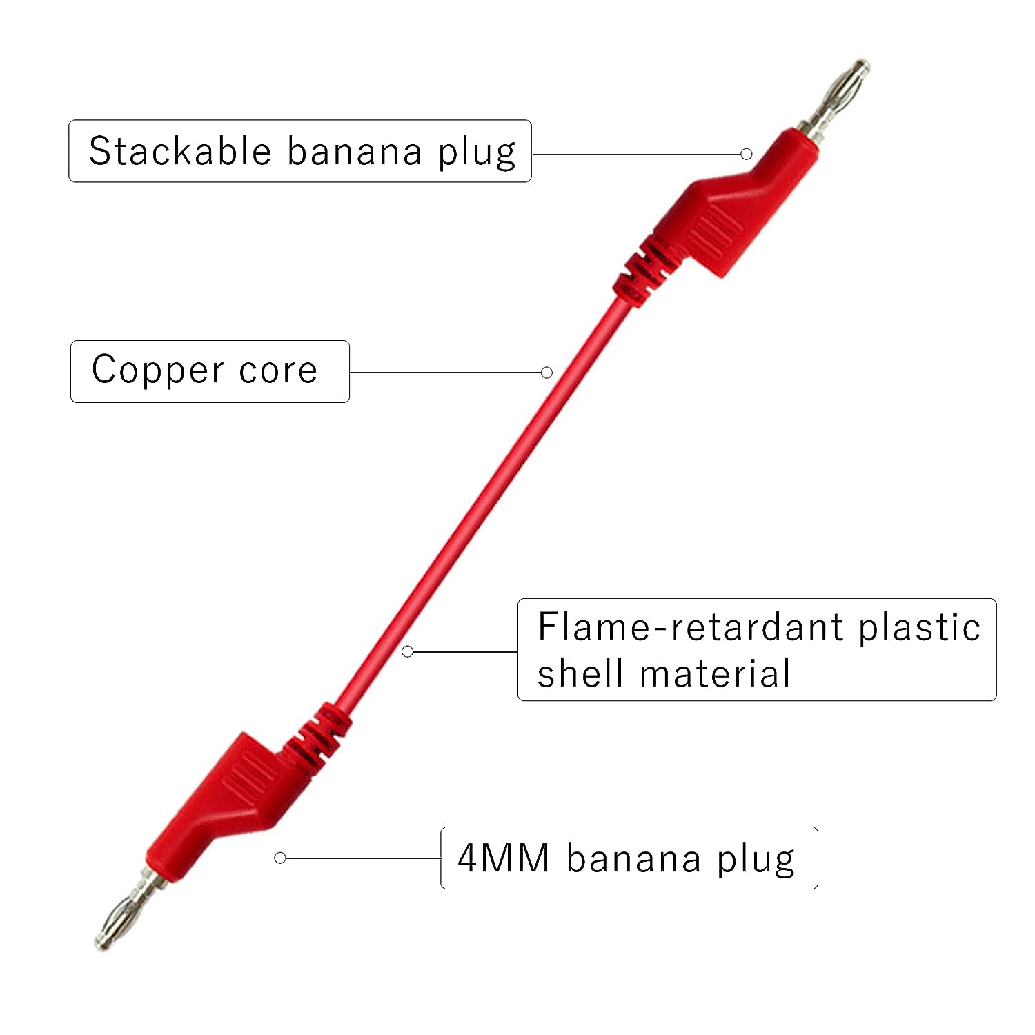 Sonda pentru multimetru, Sunmostar, 15 A, Cupru/PVC, Multicolor, 5 buc ...