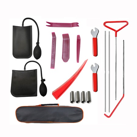 Set scule auto, Sunmostar, Multifunctionale, Rosu/Negru - eMAG.ro