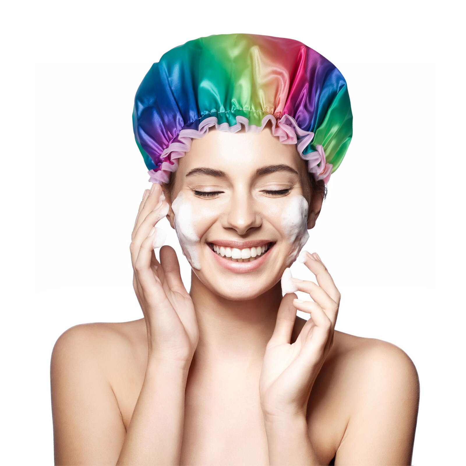 Casca dus reutilizabila, Multicolor, Sunmostar, multicolor, PVC - eMAG.ro