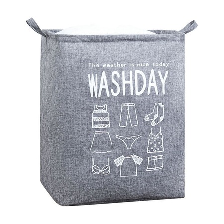 Cos de rufe pliabil, Sunmostar, Polietilena, 72 l, Gri - eMAG.ro