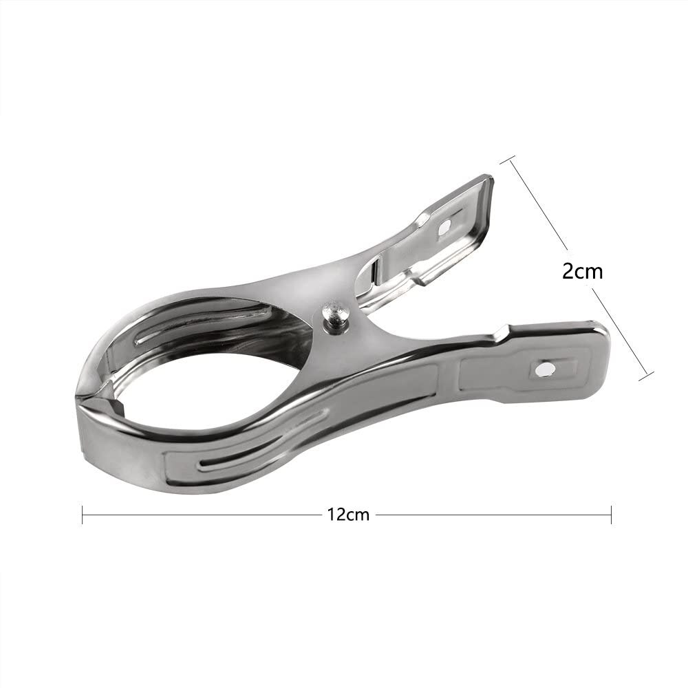 Set 6 clesti de rufe, Sunmostar, Inox, Argintiu, 12x2cm - eMAG.ro