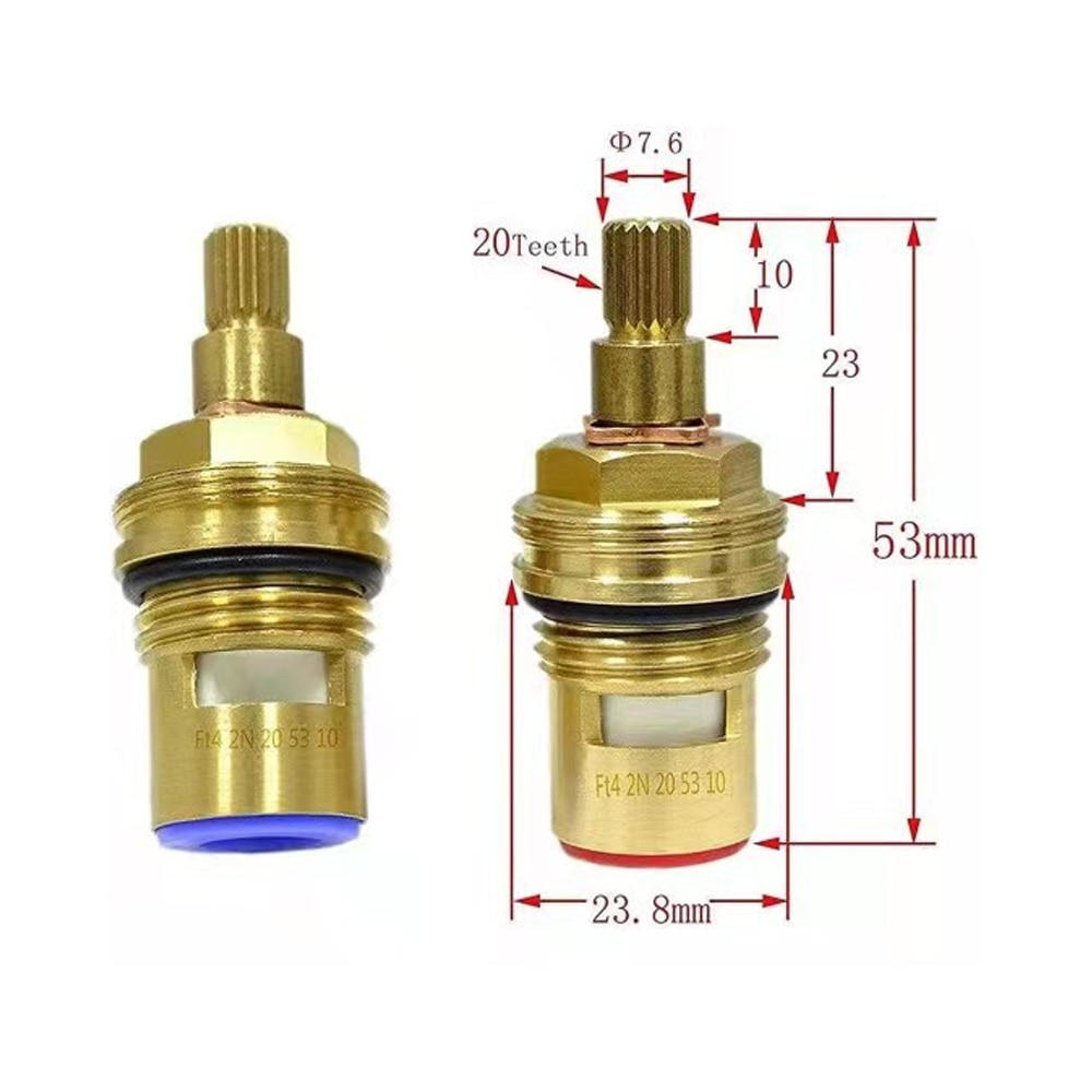 Set 2 cartuse ceramice, Sunmostar, Alama, Rosu/Albastru - eMAG.ro