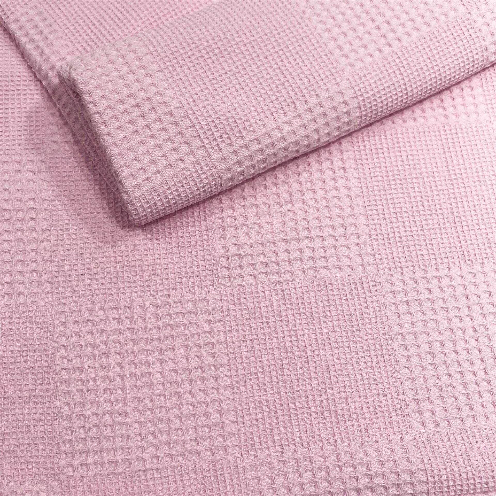 Cuvertura vafe, Anver, 100% Bumbac, 250x240cm, Roz - eMAG.ro