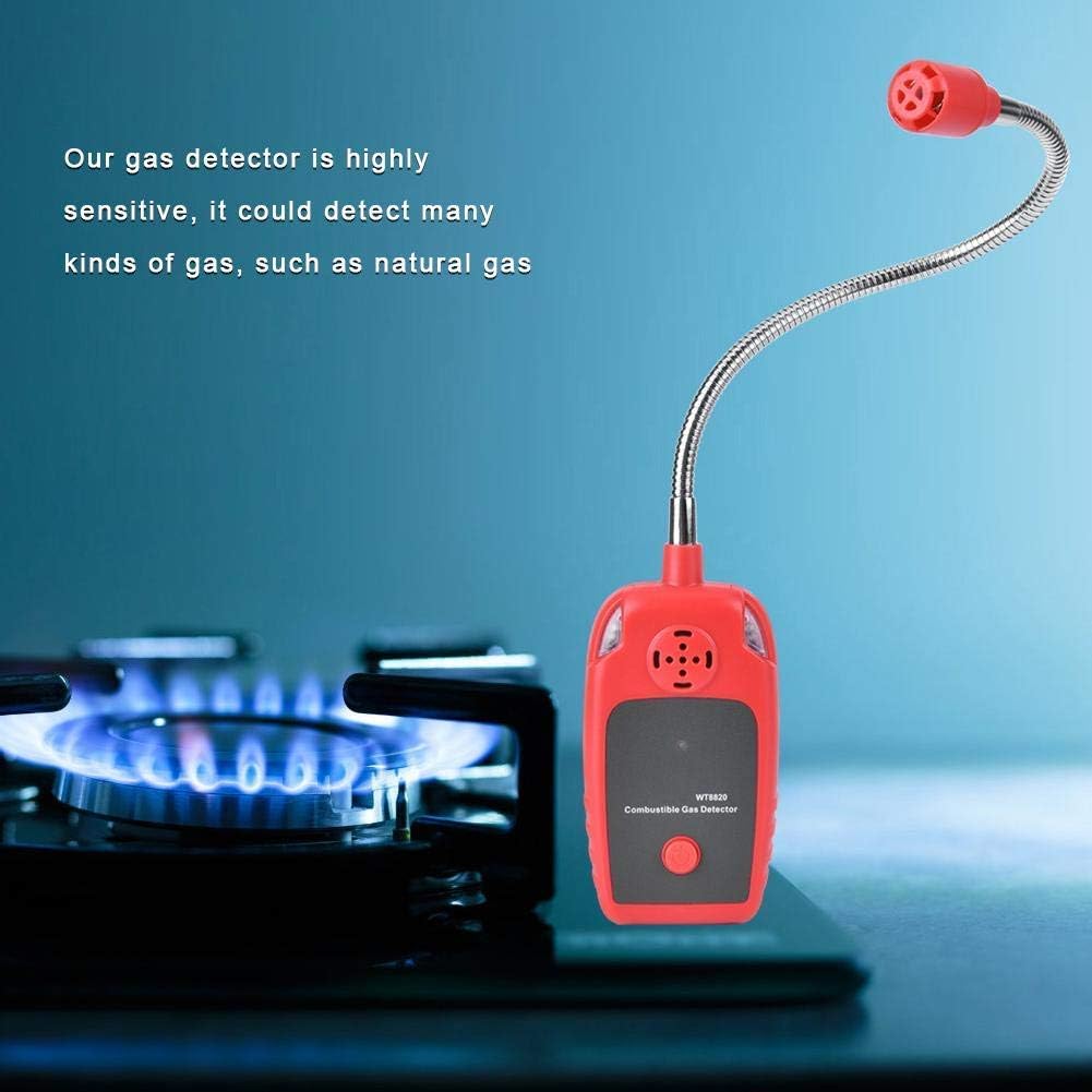 Detector de gaze, Wintact, Portabil, Rosu - eMAG.ro