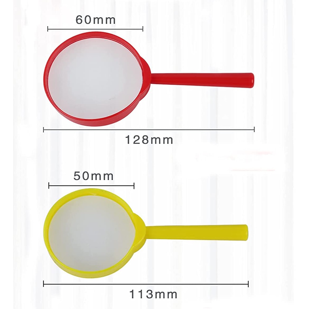 Set 6 lupe pentru copii, Sunmostar, Plastic, Multicolor - eMAG.ro