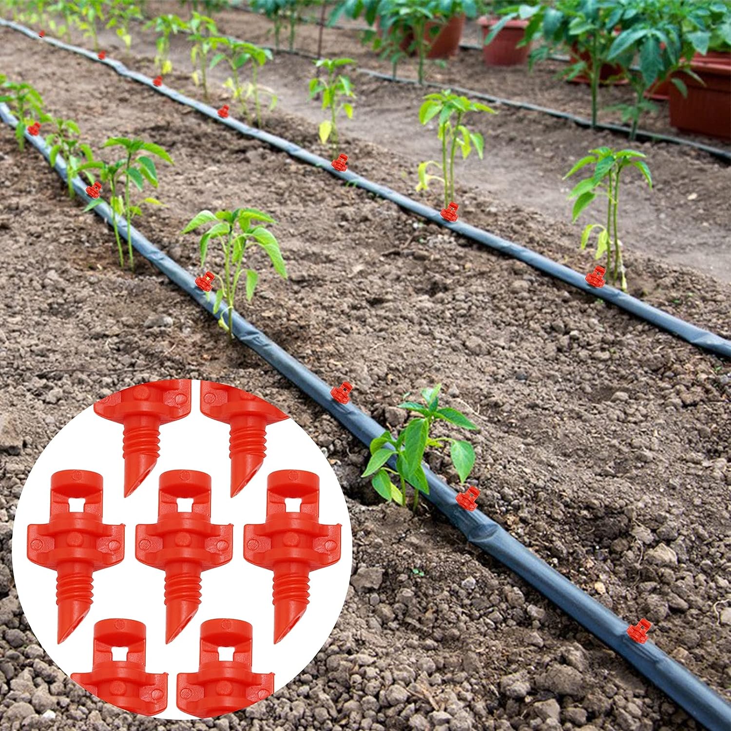 Pachet de 50 mini duze de stropire, Sunmostar, Plastic, 2.1x1.3x0.8 cm ...