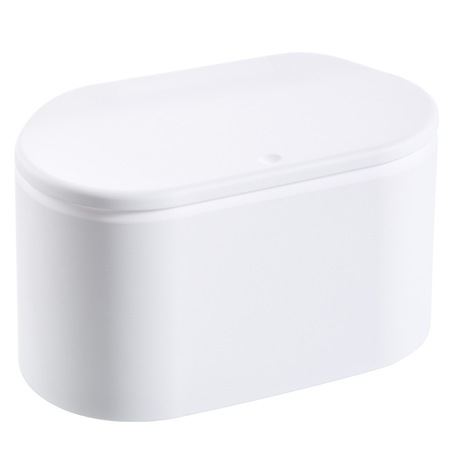 Mini cos de gunoi pentru birou Sunmostar, Plastic, Alb - eMAG.ro