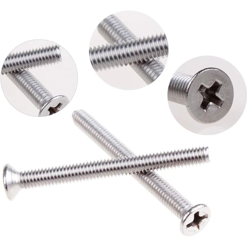 Set suruburi cu cap Philips, Sunmostar, Inox, Argintiu - eMAG.ro