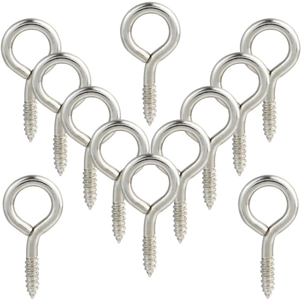 Carlige cu surub cu ochi, Sunmostar, Inox, Argintiu - eMAG.ro