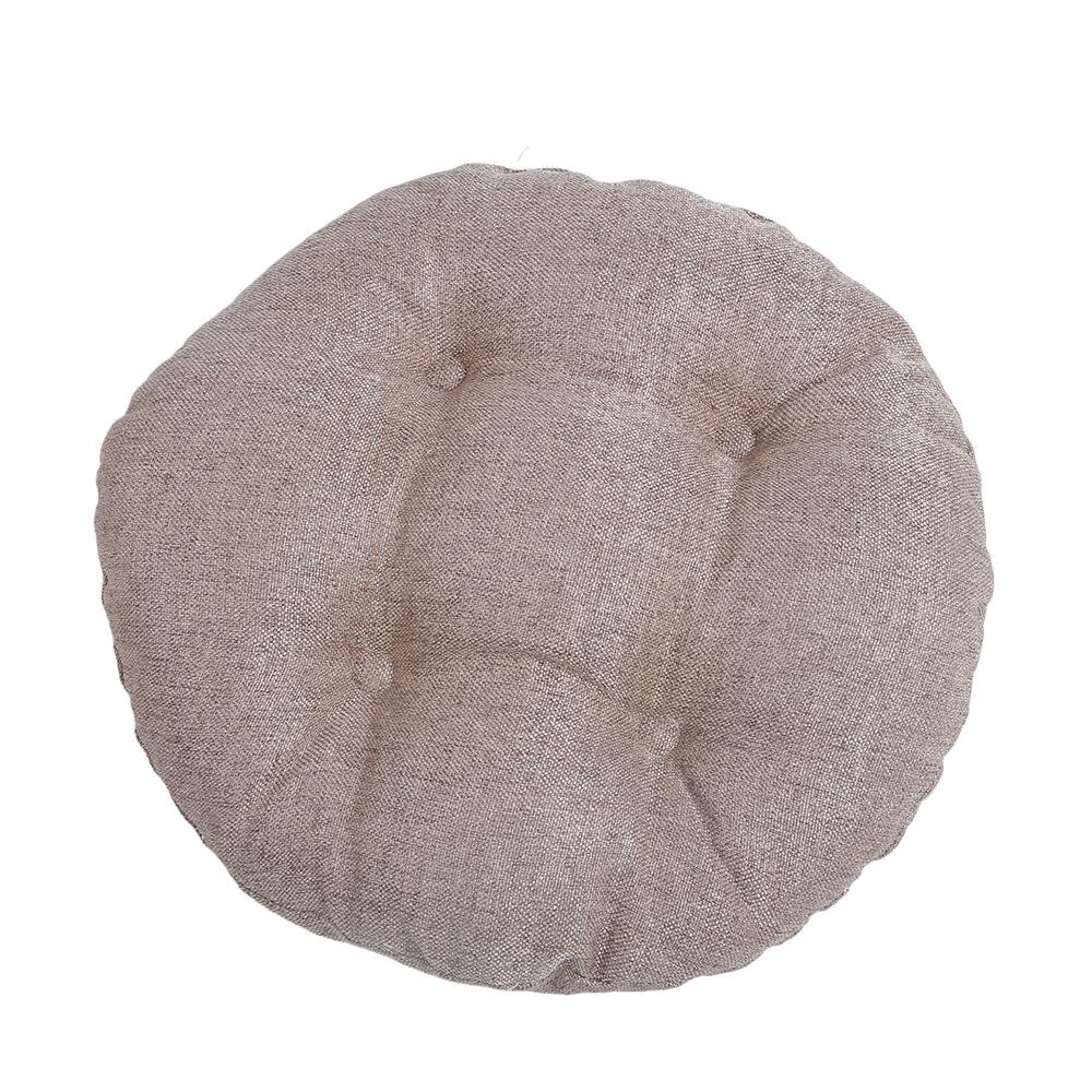 Perna rotunda scaun Sunmostar, 30x30 cm, Bej - eMAG.ro