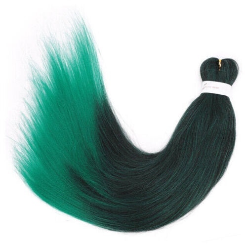 Extensii de par codite Afro pentru impletituri, Negru - Verde ombre ...
