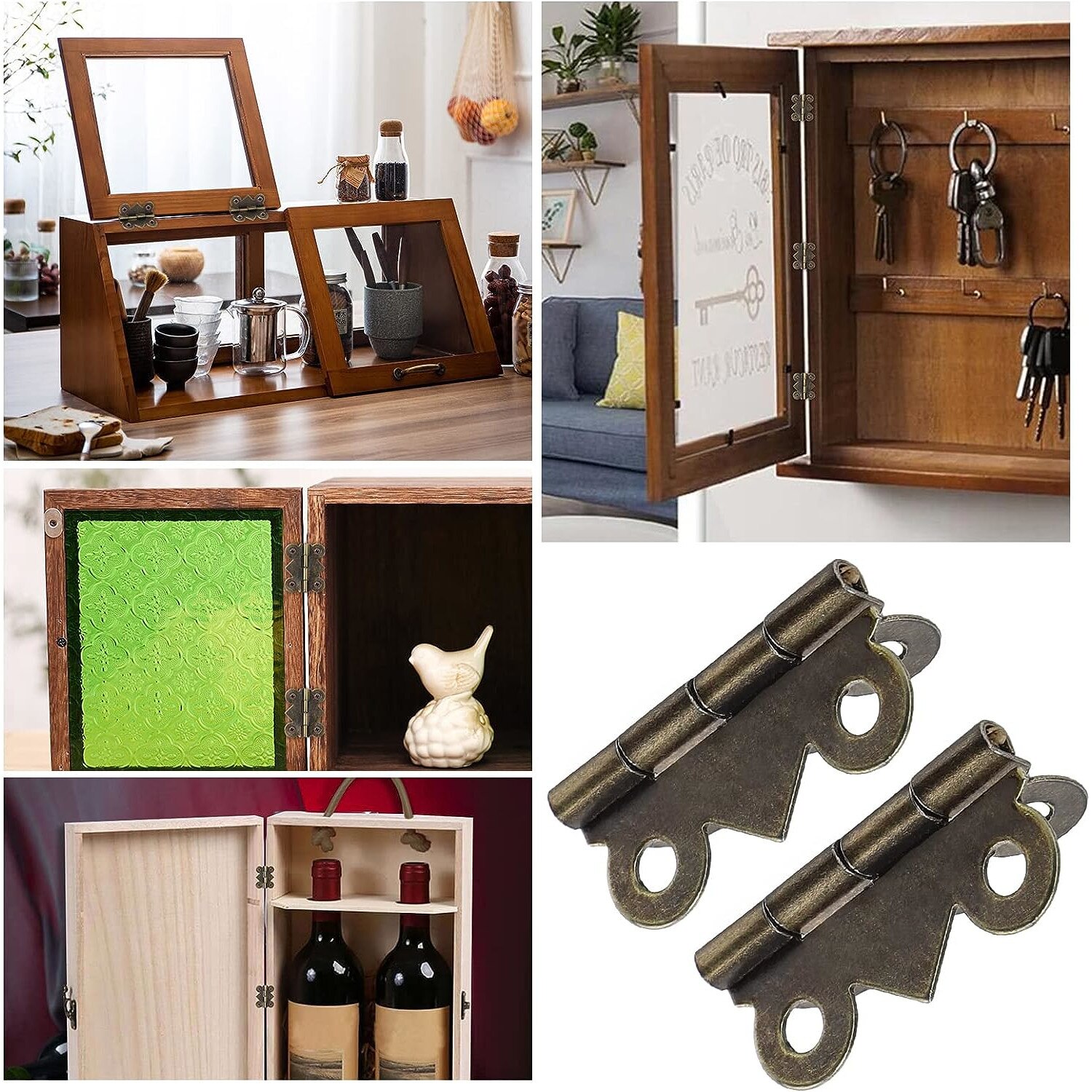 Set 240 mini balamale, Sunmostar, Fier, 25 x 20 mm, Bronz - eMAG.ro