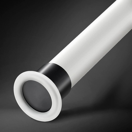 Tija extensibila pentru perdea de dus, Sunmostar, Inox, 70-110cm, Alb ...