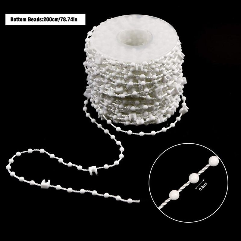 Lant pentru jaluzele cu 5 conectori, Sunmostar, Plastic, 20m, Alb - eMAG.ro