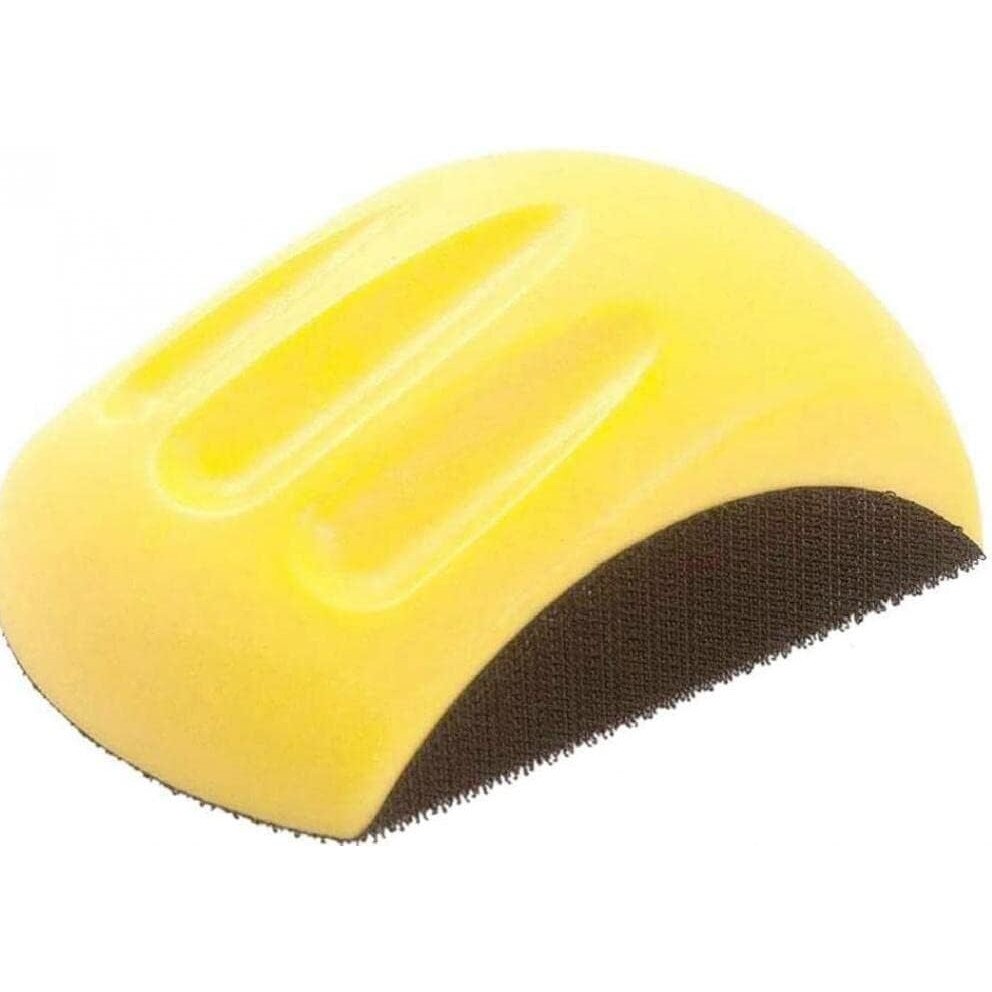 Burete pentru slefuit manual, Sunmostar, Nylon, 125 mm, Galben/Negru ...