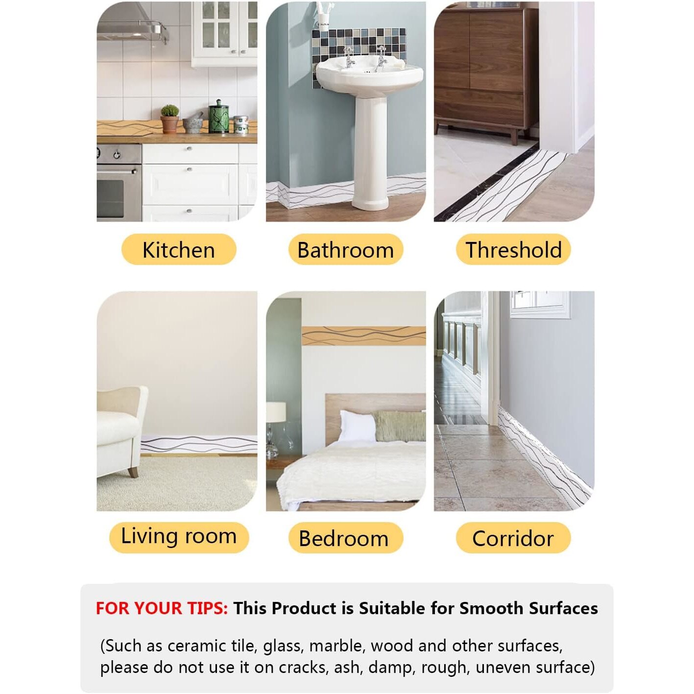 Autocolant decorativ, Sunmostar, PVC, 5mx10cm, Argintiu - eMAG.ro