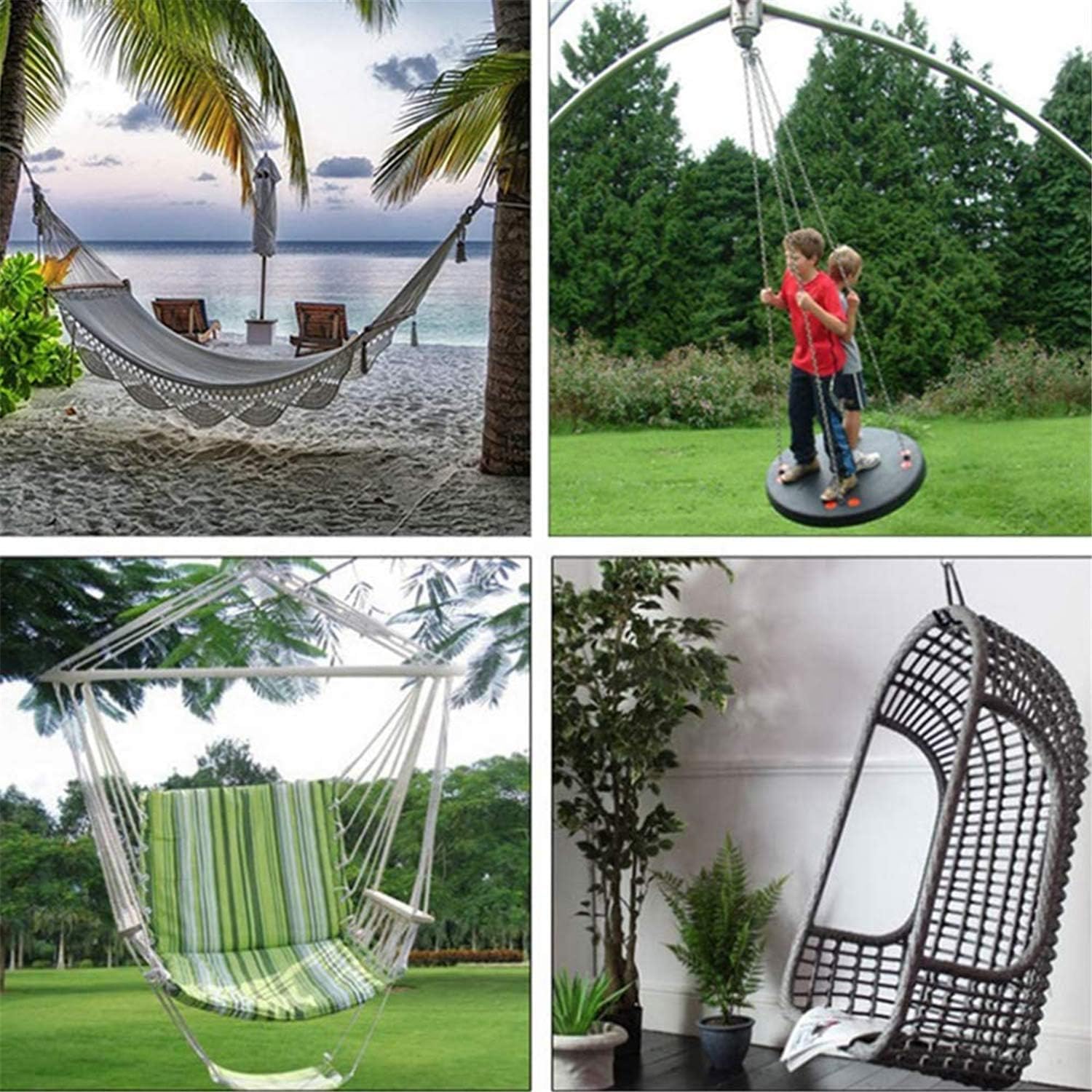 Kit de agatat cu arcuri pentru sarcini grele, Sunmostar, Inox, 15x3.5 ...