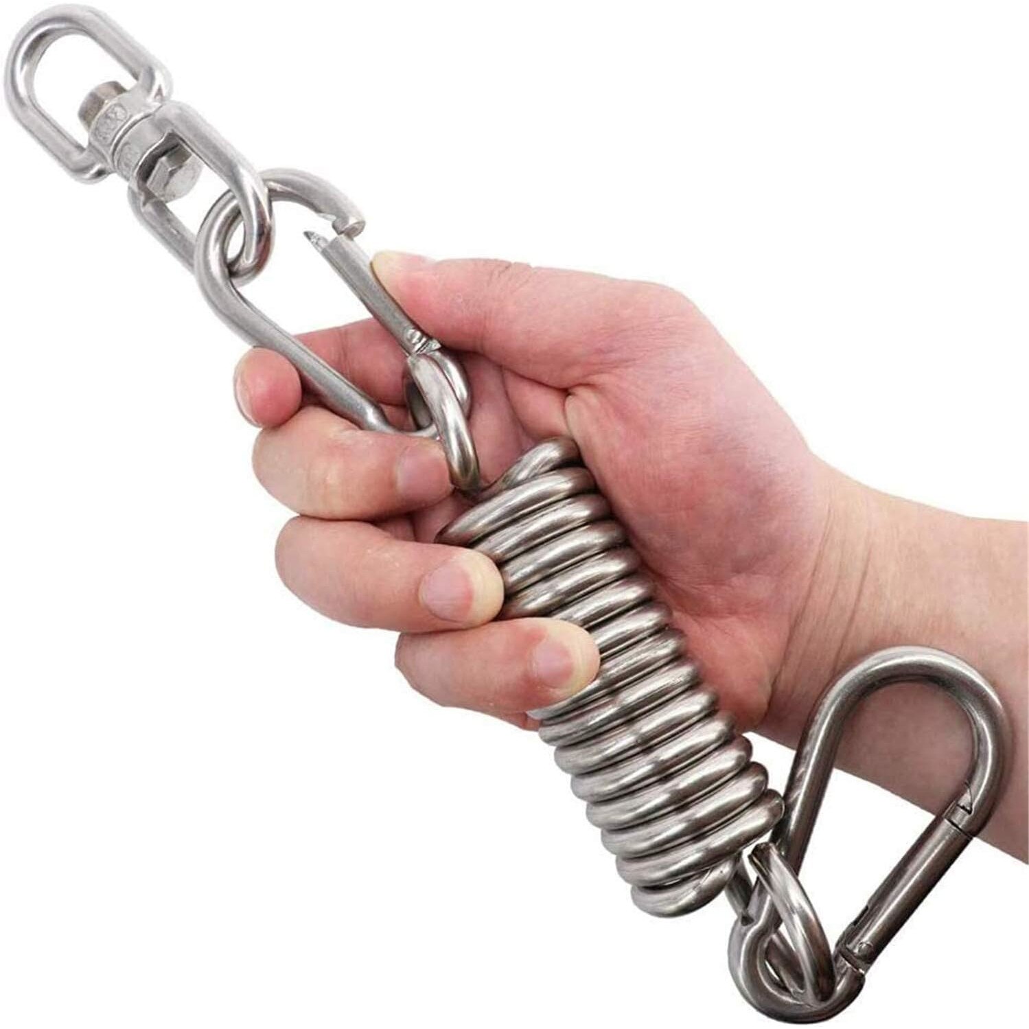 Kit de agatat cu arcuri pentru sarcini grele, Sunmostar, Inox, 15x3.5 ...