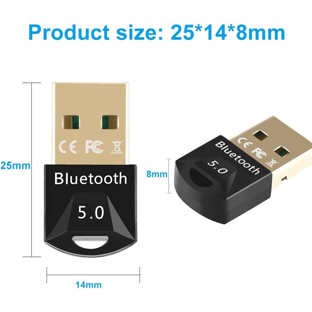 Adaptor USB Bluetooth 5.0, Sunmostar, 10 m, Negru - eMAG.ro