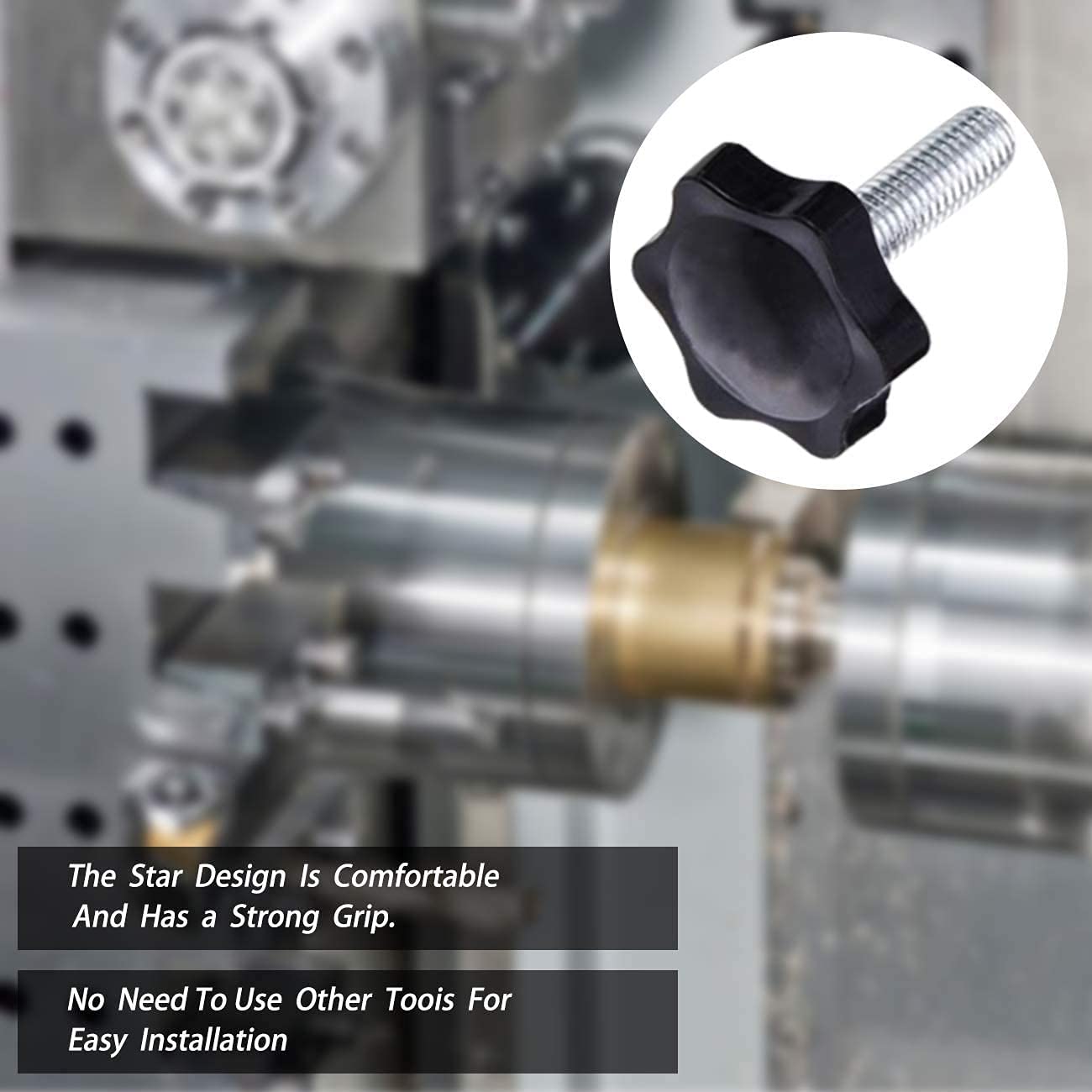 Set 20 suruburi, Sunmostar, Plastic, 40 mm, Negru/ Argintiu - eMAG.ro