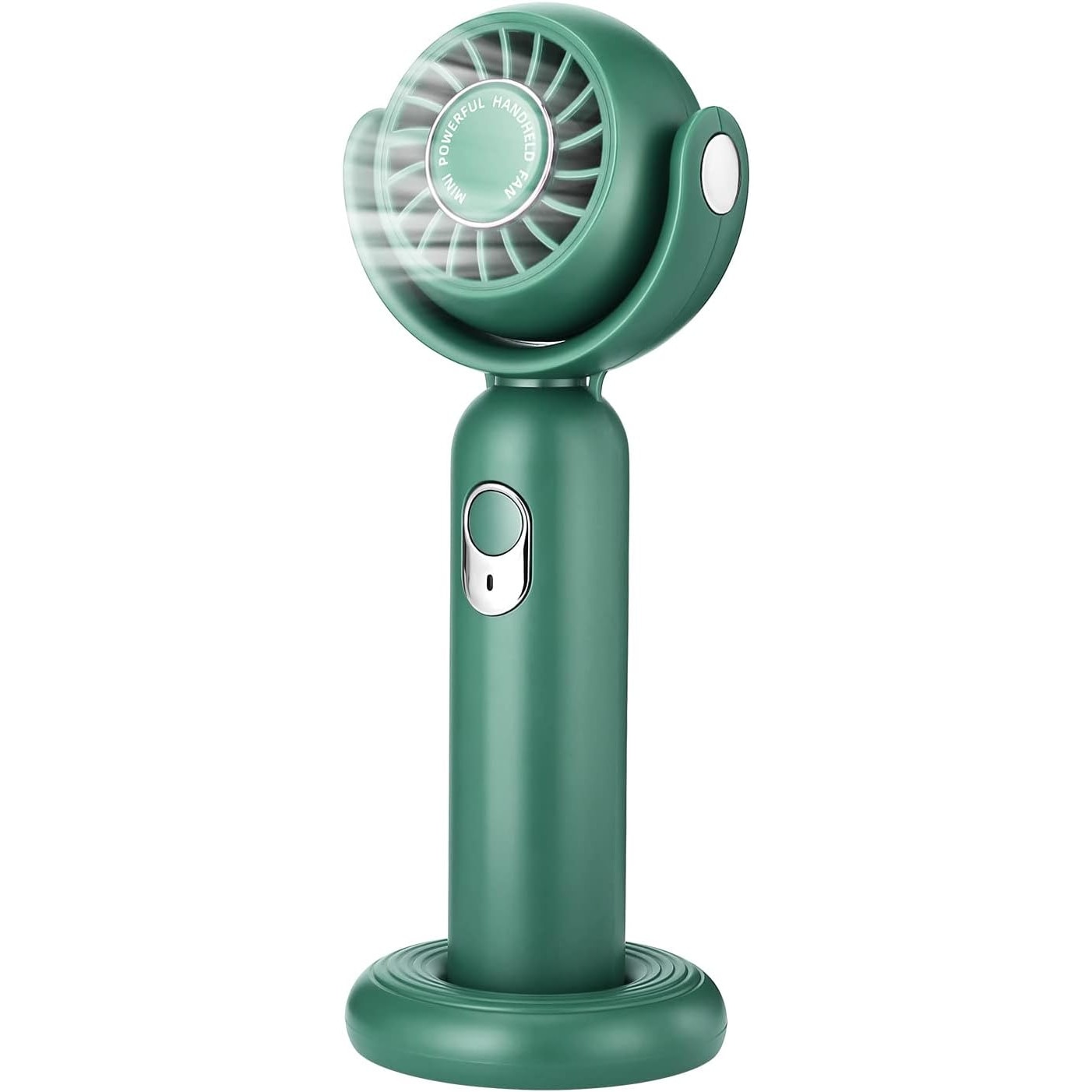 Mini ventilator portabil, Sunmostar, 3 viteze, Verde - eMAG.ro