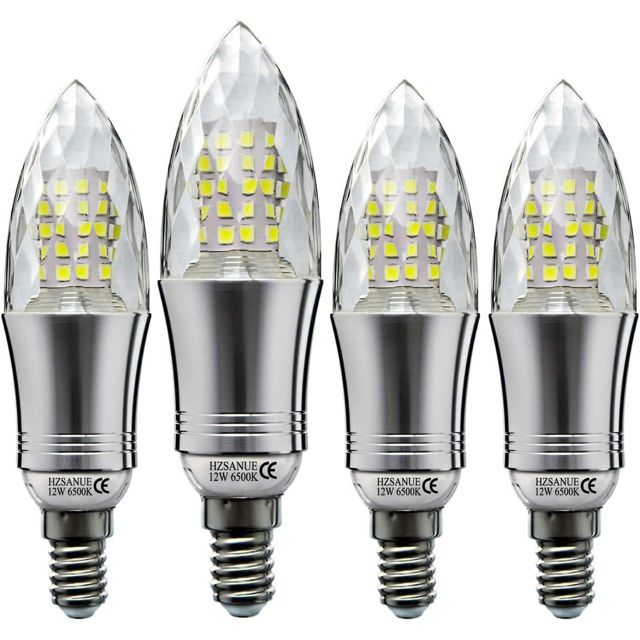 Set 4 becuri LED, Sunmostar, 12W, E14 - eMAG.ro
