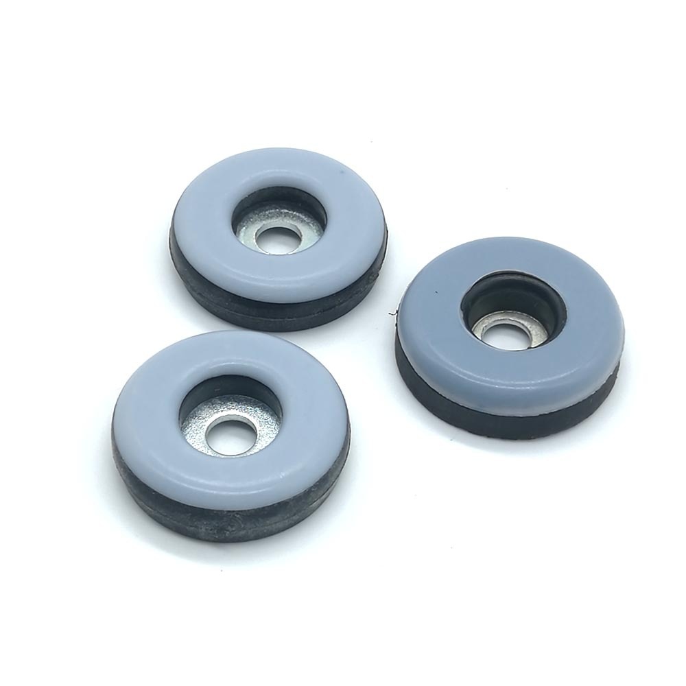 Set 20 glisiere rotunde de mobilier cu suruburi, Sunmostar, 19 mm - eMAG.ro