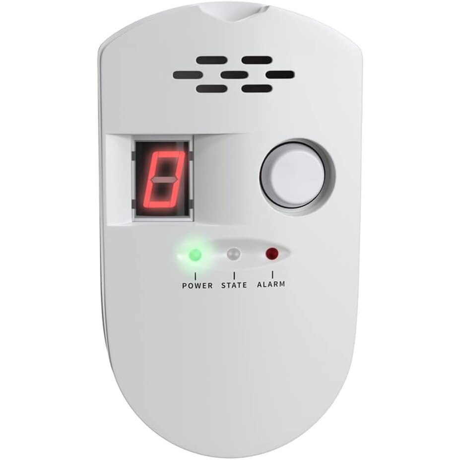 Detector digital de gaze, Sunmostar, Alb - eMAG.ro