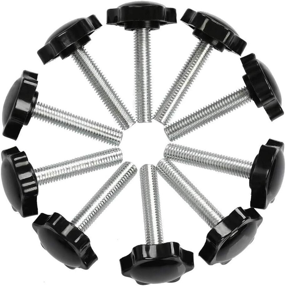 Set 20 suruburi, Sunmostar, Plastic/Metal, Negru/Gri - eMAG.ro