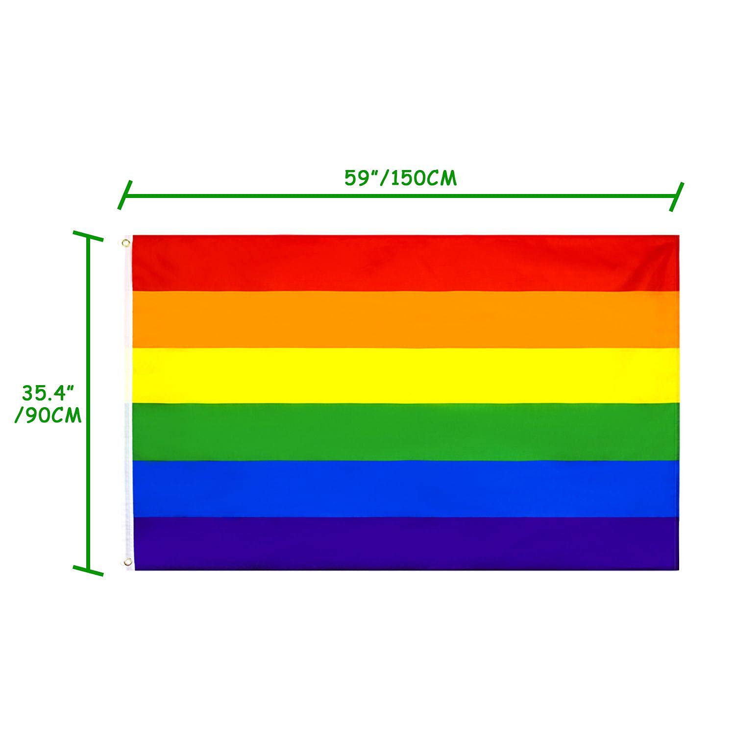 Steag LGBT, Sunmostar, Poliester, 150 x 90 cm, Multicolor - eMAG.ro