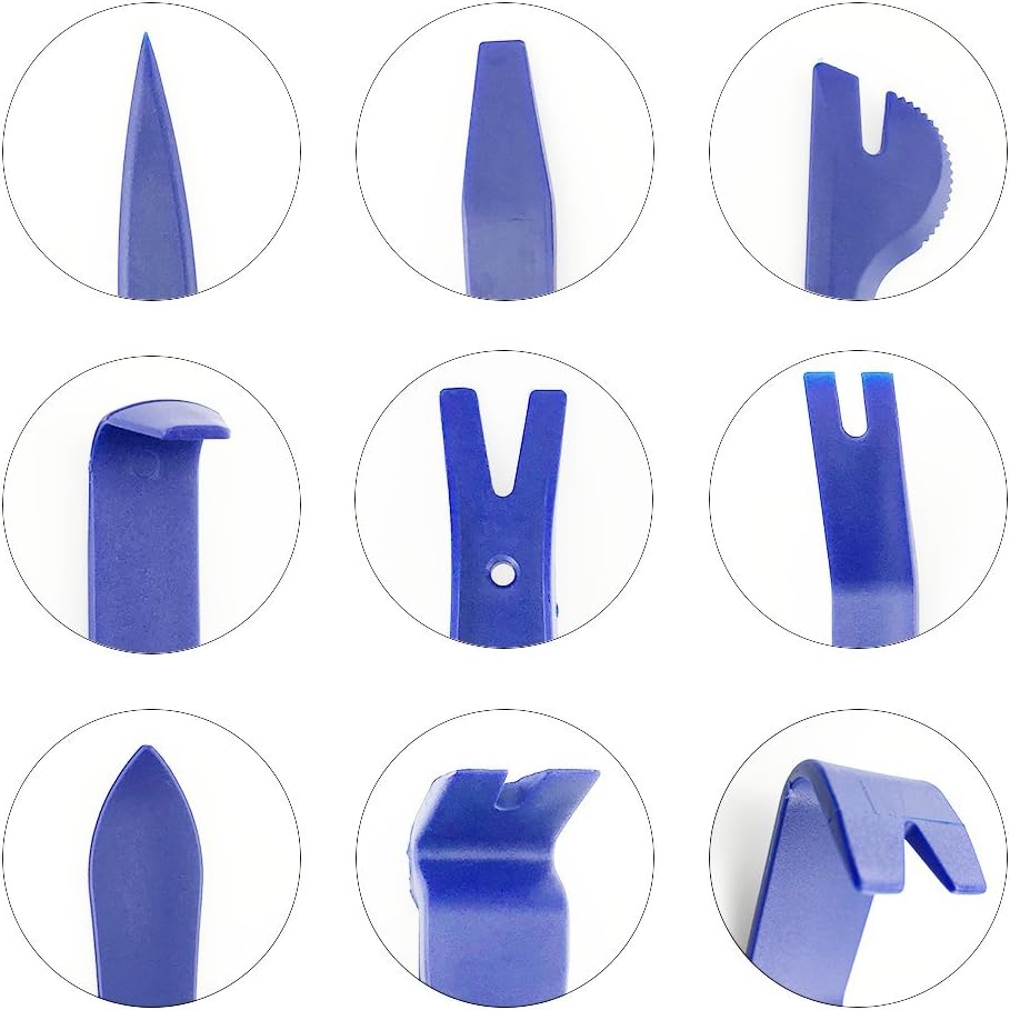 Set 12 unelte pentru demontare trim auto, scule auto, rezistente la ...