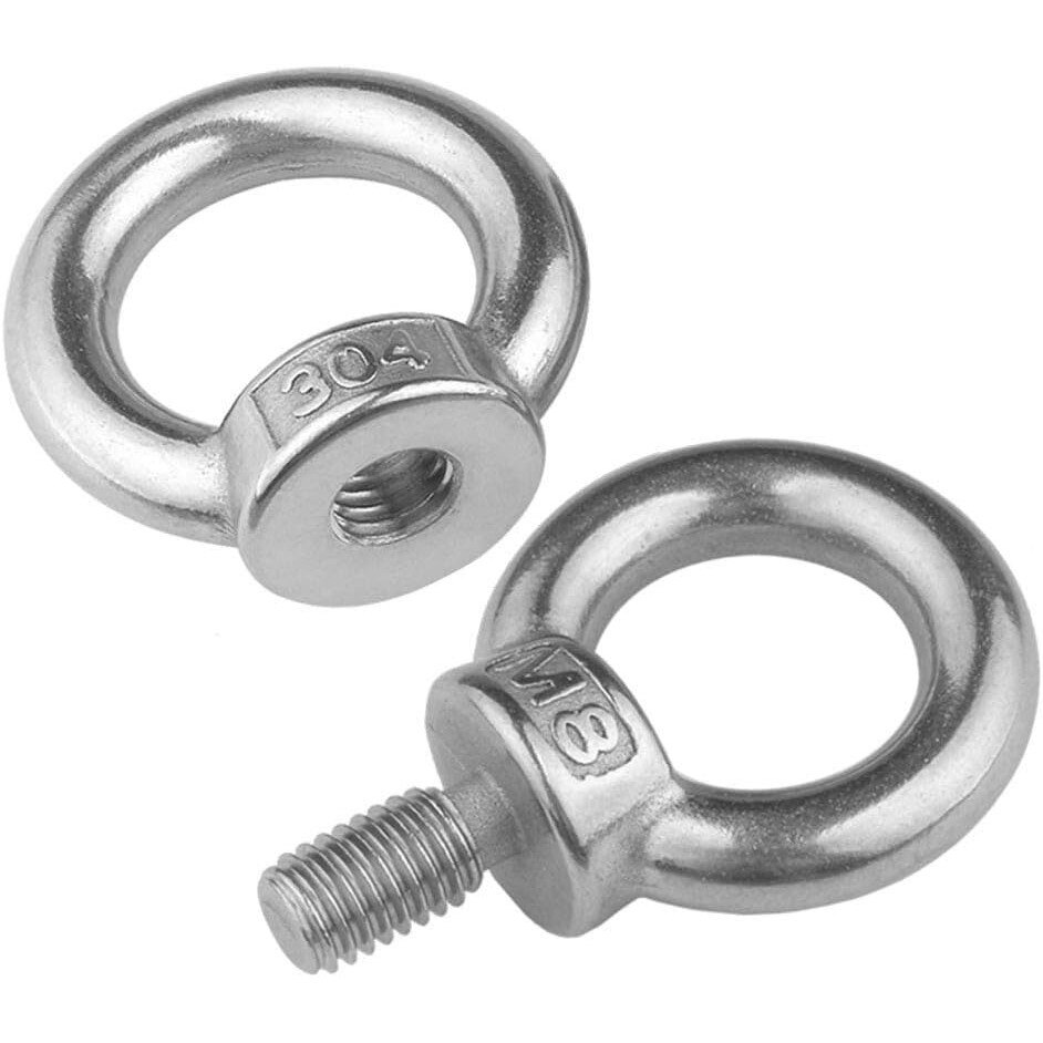 Set 10 piulite, Sunmostar, Inox, M8, Argintiu - eMAG.ro