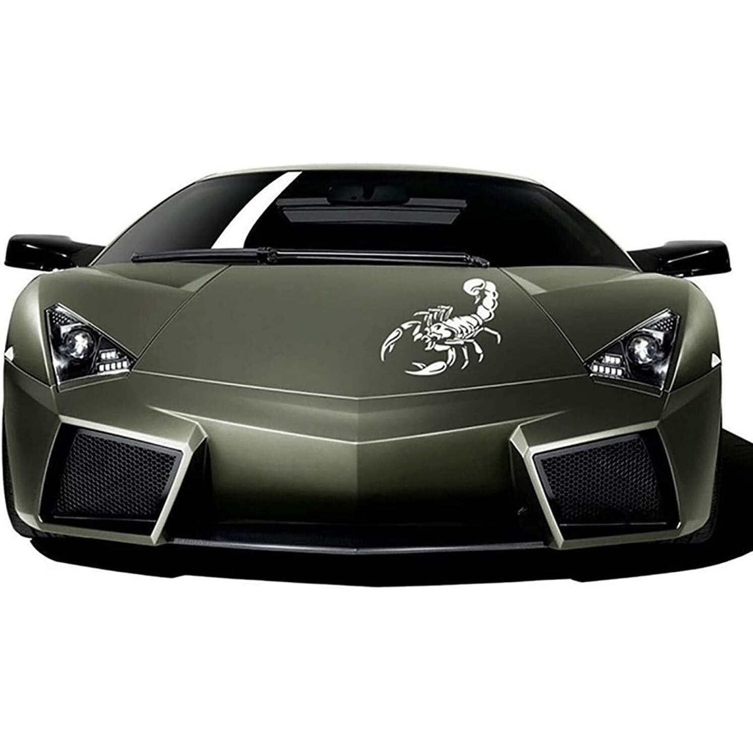 Set 2 autocolante auto, Sunmostar, PVC, Cu model, Negru - eMAG.ro