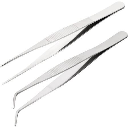 Set 2 pensete multifunctionale, Sunmostar, Inox, 16 cm, Argintiu - eMAG.ro