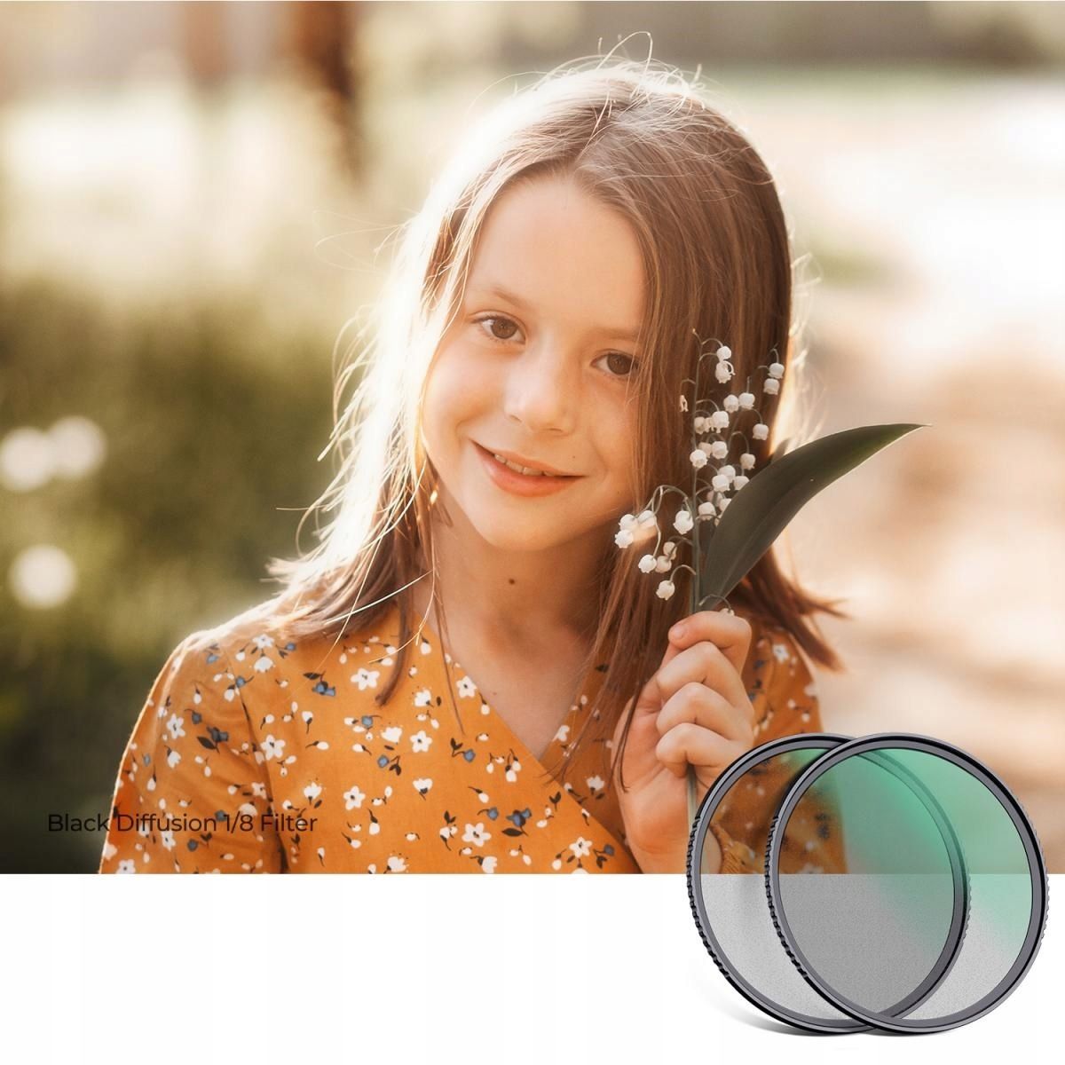 Set de filtre Black Diffusion 1/4 si 1/8, K&F CONCEPT 82mm, SKU.1717V1 ...