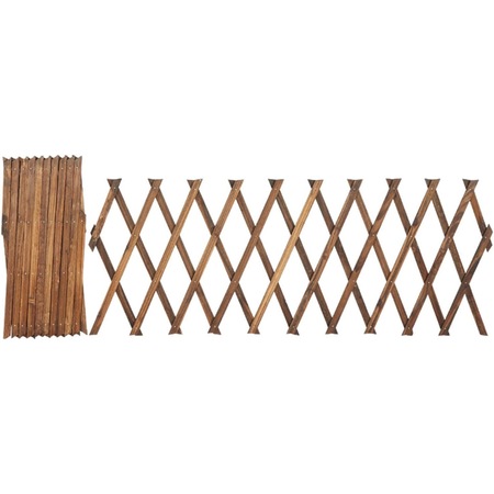 Spalier de gradina extensibil, Sunmostar, Lemn, 100x39 cm, Maro - eMAG.ro