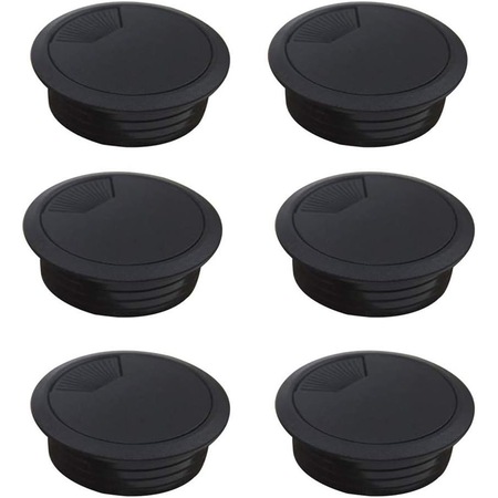Set 6 suporturi trecere cabluri, Sunmostar, Plastic, Negru - eMAG.ro