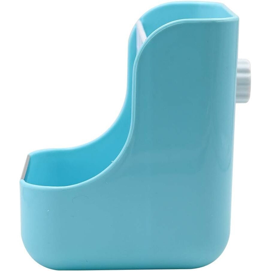 Hranitoare fan pentru iepuri, Sunmostar, Plastic, 15x15x18 cm, Albastru ...