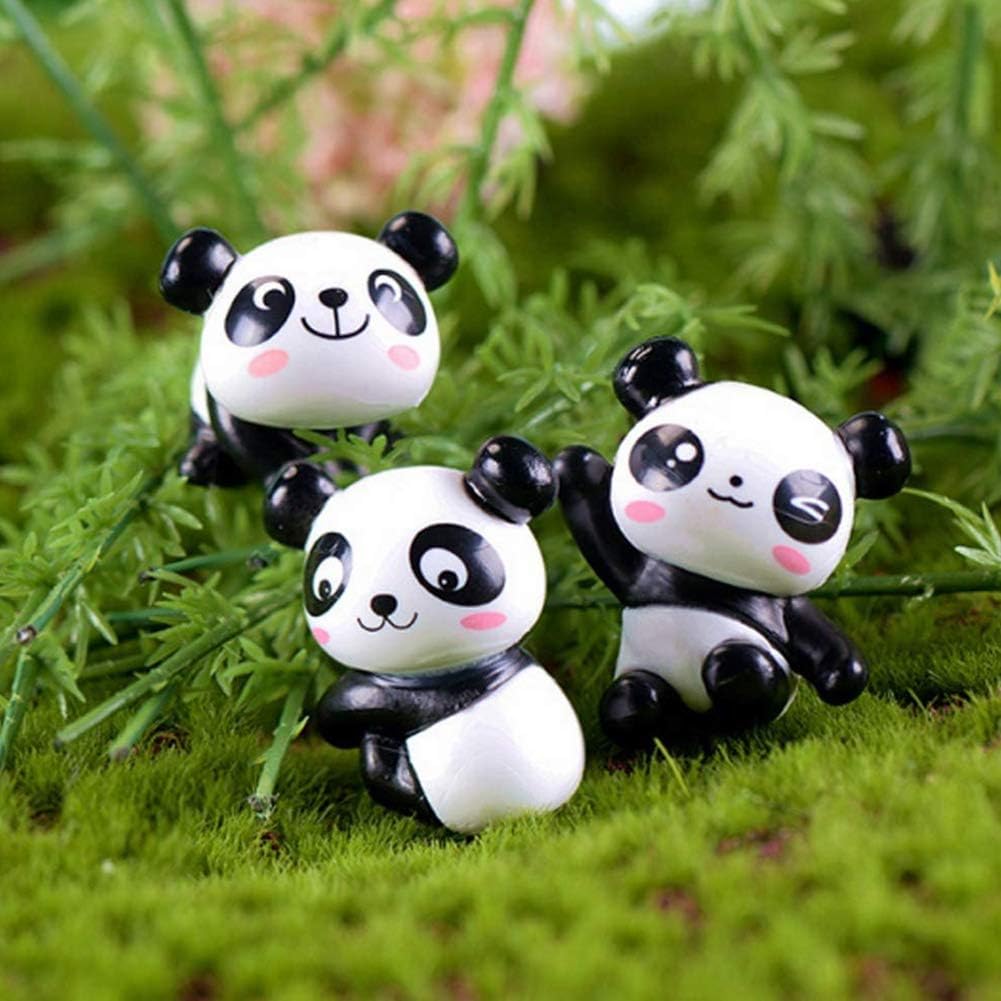 Figurine Panda, Sunmostar, Plastic, Multicolor - eMAG.ro
