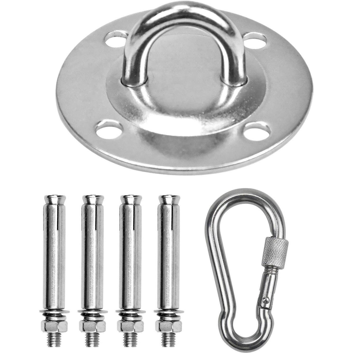 Suport pentru carlig de tavan, Sunmostar, Inox, Argintiu - eMAG.ro