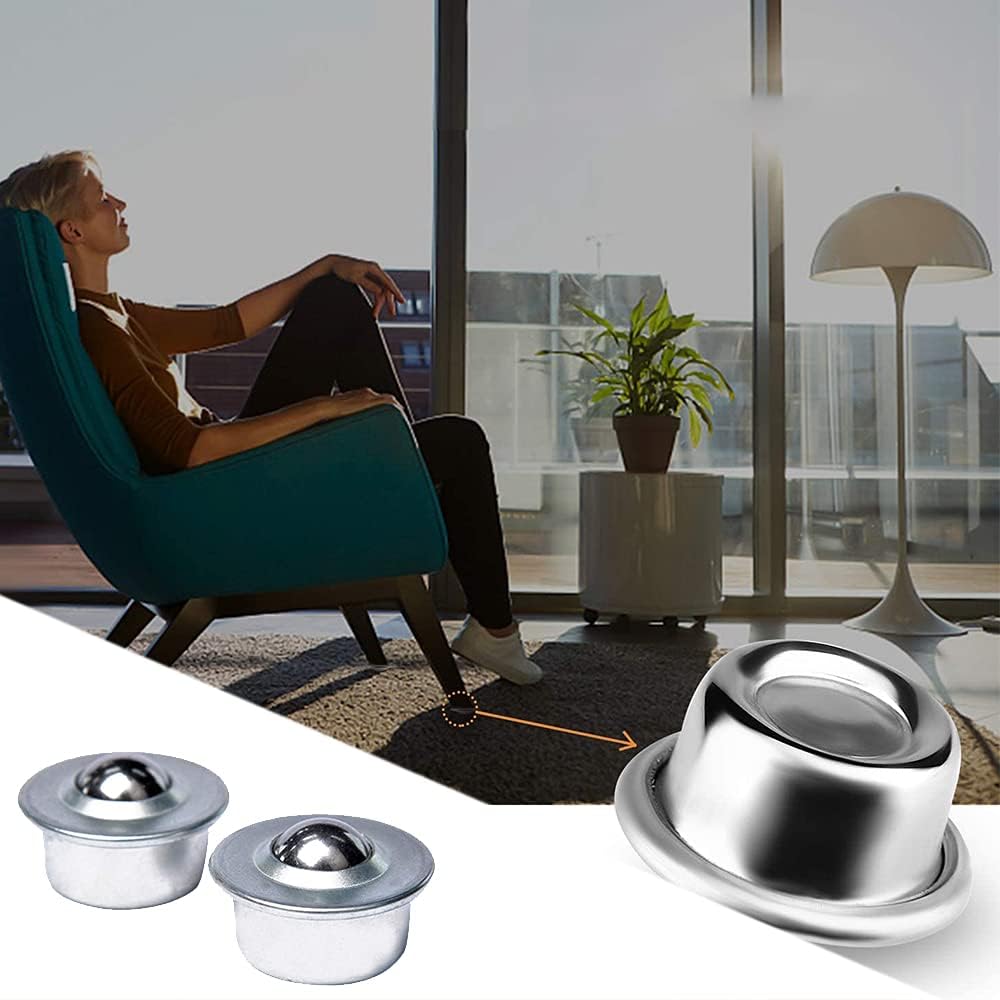 Set 10 roti mobilier, Sunmostar, Otel carbon, Argintiu - eMAG.ro